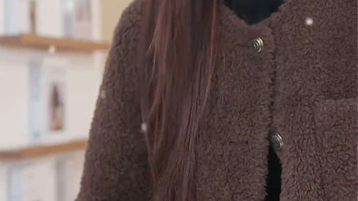 诗篇(PSALTER)专选羊毛颗粒绒简约圆领减龄学院风羊羔毛外套皮草...