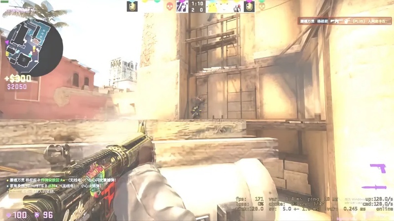 csgo,5e排位1900分干拉就完了