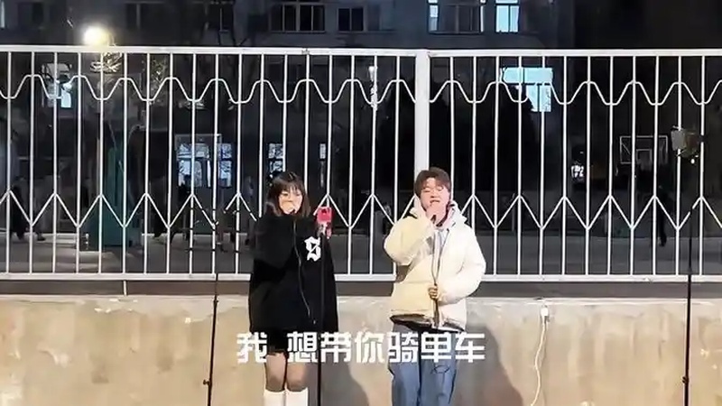 校园超甜合唱周杰伦《简单爱》想 简简单单爱 张拾一&杜杜