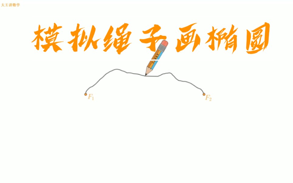 教学小视频【椭圆第一定义演示】