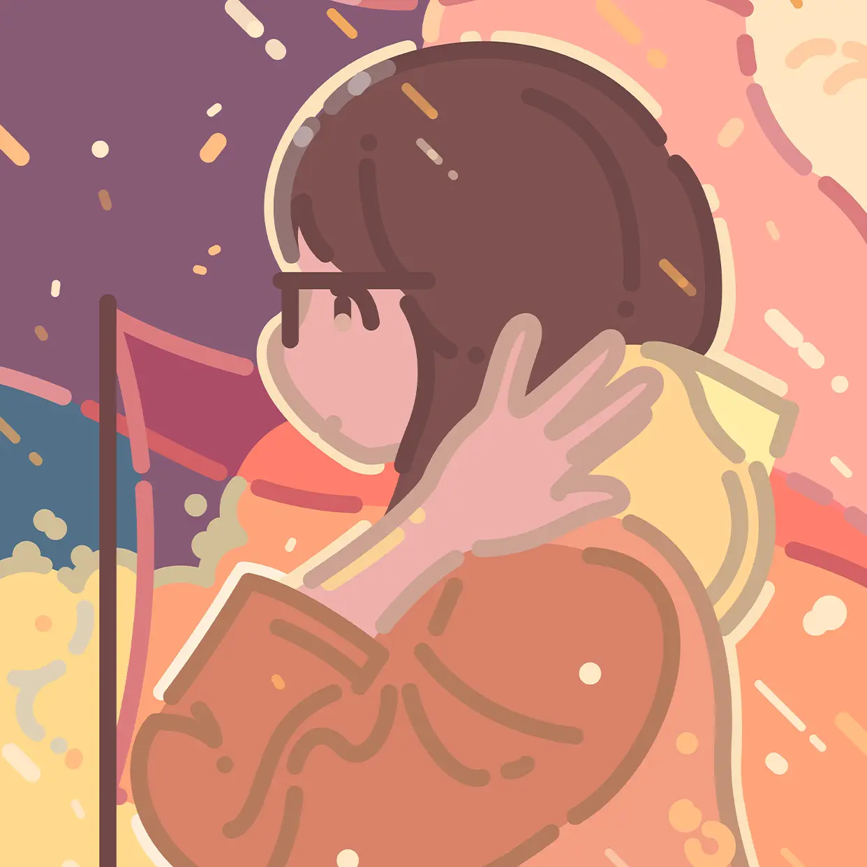 ヨルの青い 