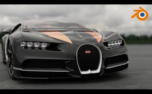 blender中轻松制作逼真的汽车动画