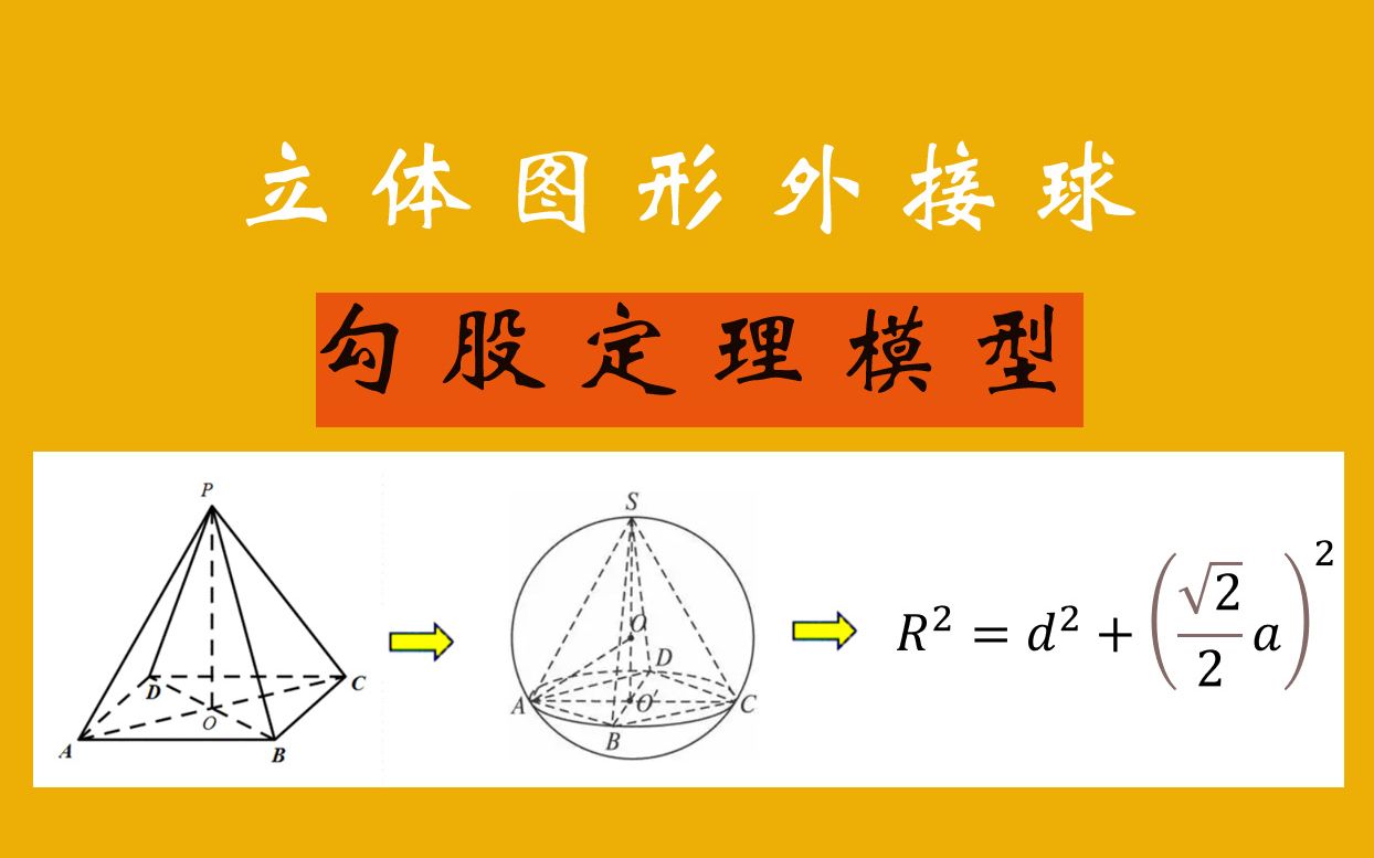 高中数学--高考数学--立体图形外接球体积表面积,四棱锥外接球体积表面!