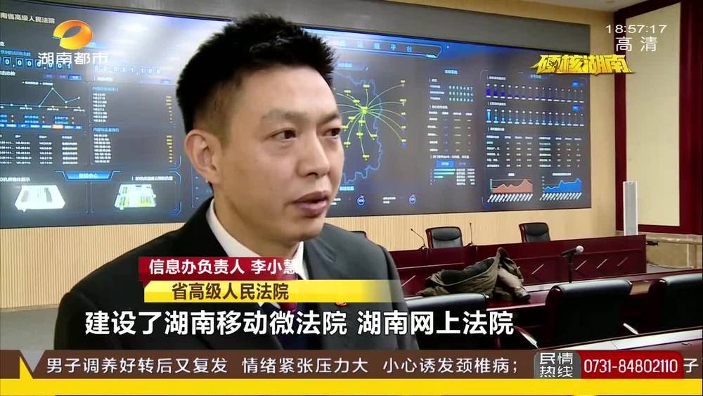 湖南省高院发布工作报告!践行司法为民宗旨,审判质效显著提升