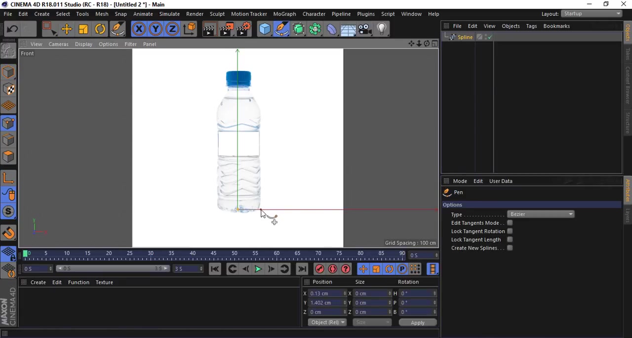 【C4D】详细的瓶子建模|多边形建模I Cinema 4D教程
