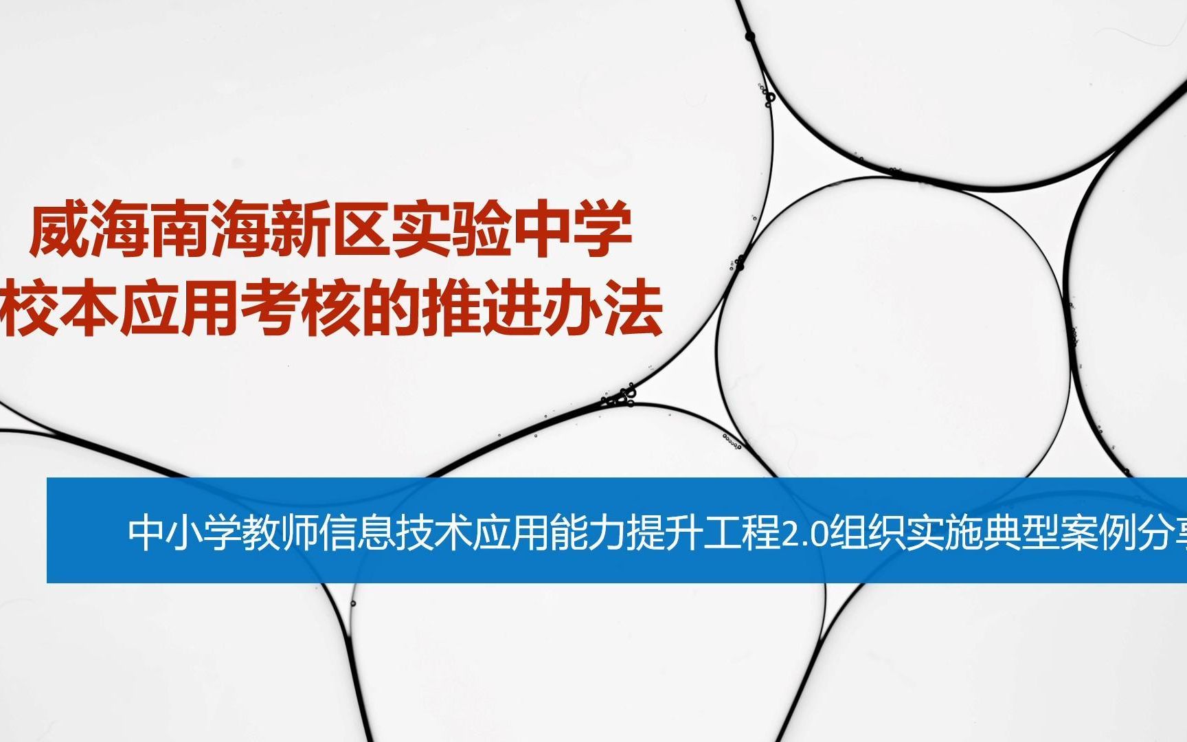 山东省中小学教师信息技术应用能力提升工程2.0 组织实施典型案例