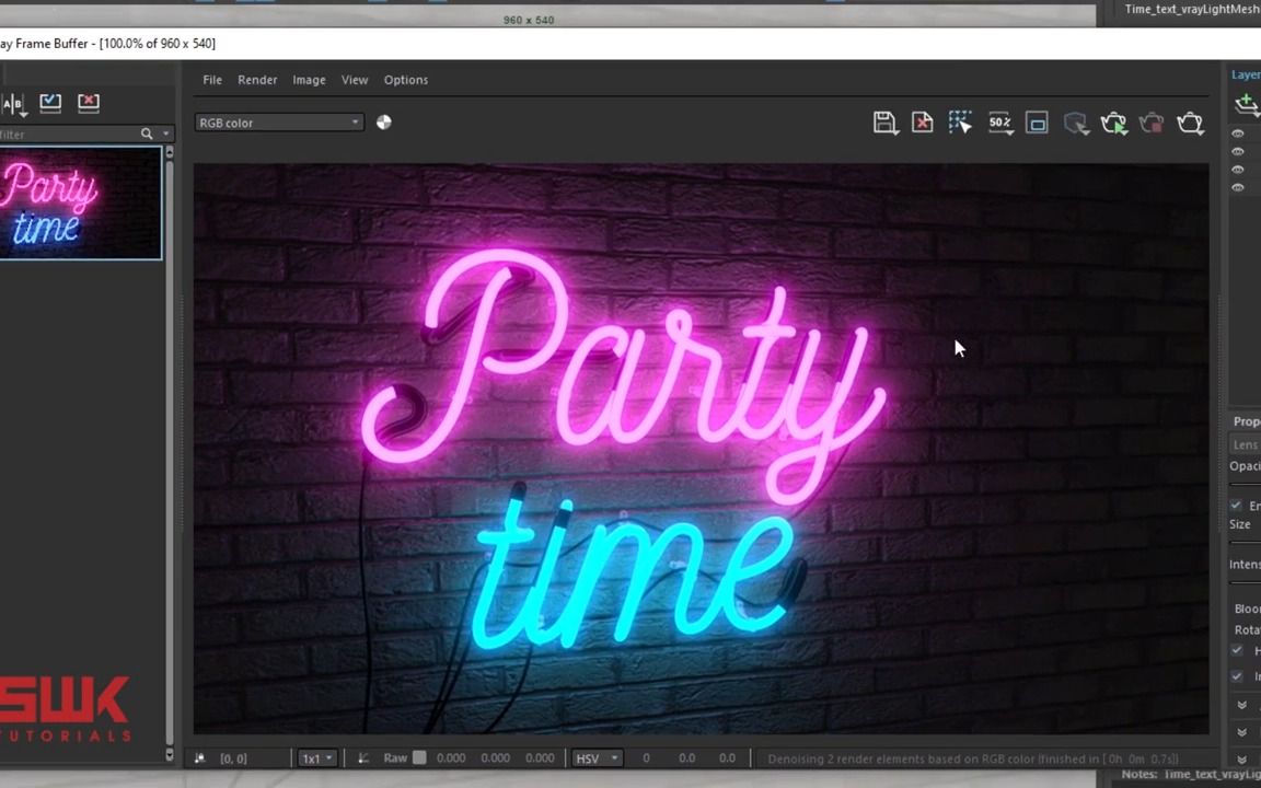 【中文字幕】Maya + Vray 5 | 在 VFB“镜头效果”中使用 VRay 网格...