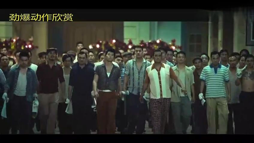 香港街头经典的黑社会打架斗殴场面