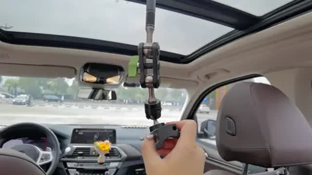 如何用手机拍出第一视角开车视频