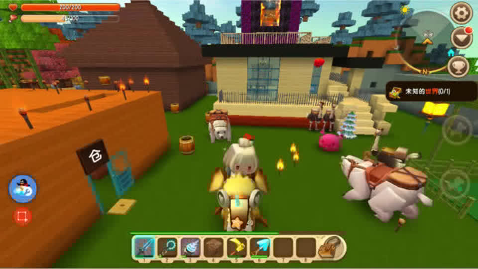 迷你世界第二季23:跳入水中救溺水的迅猛龙!