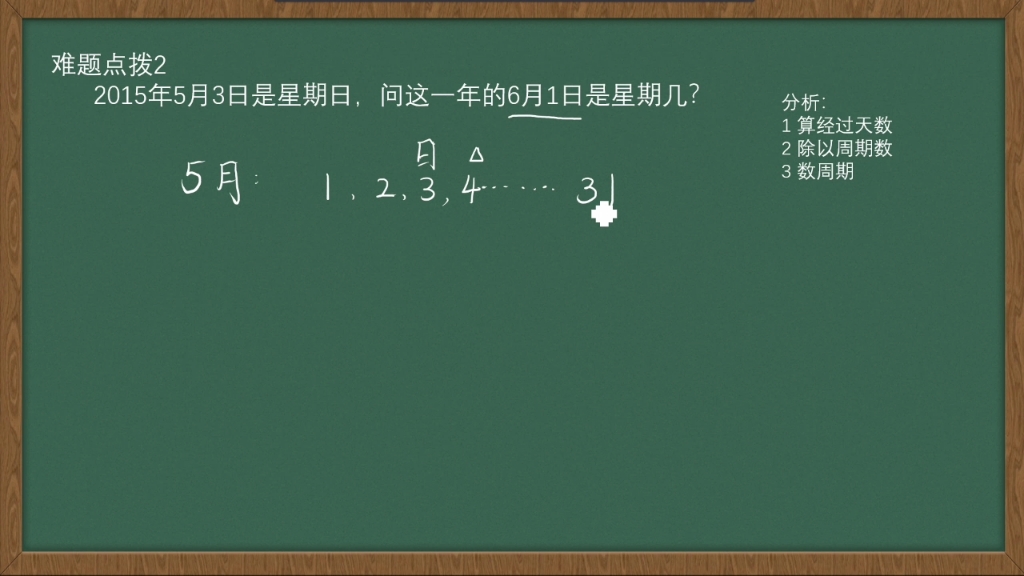 三年级数学年月日问题周期问题