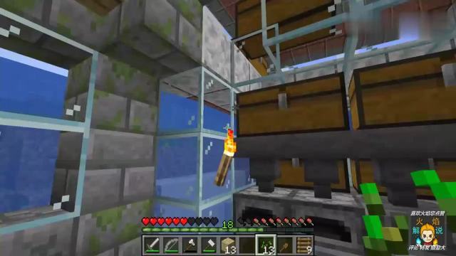 我的世界 火焰解说 9500 三道门版的自动电梯