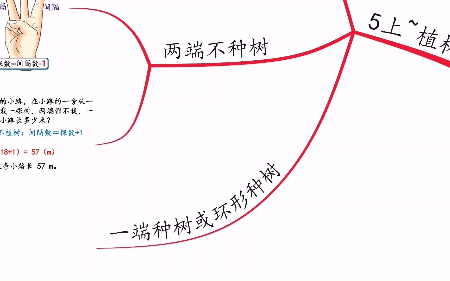 人教版2-6年级数学广角单元汇总思维导图