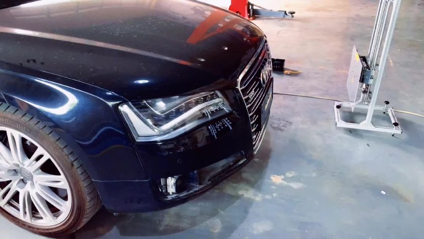 奥迪A8L校准acc#德特铭车 #acc校准