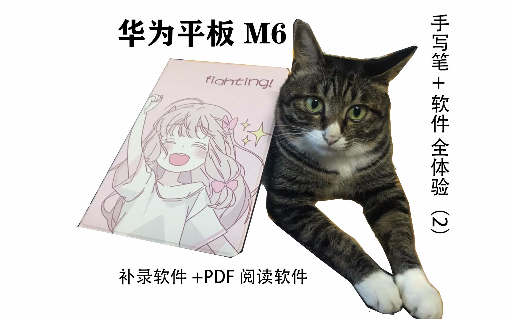 华为平板M6 手写笔+软件 全体验 2 补录软件+PDF阅读器