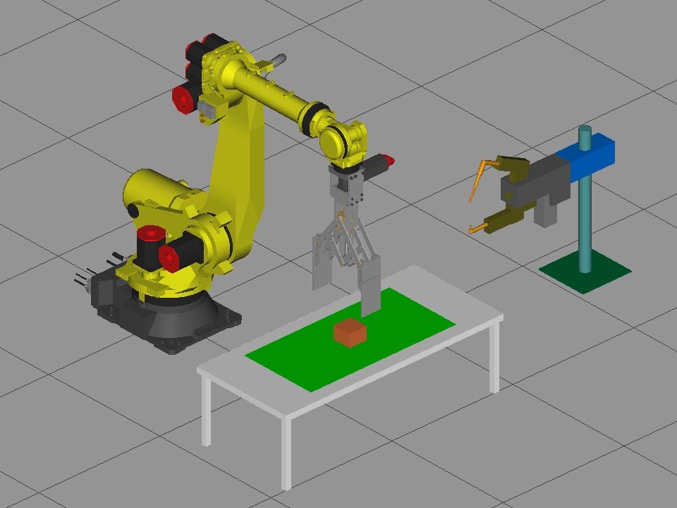 ROBOGUIDE虚拟仿真:FANUC机器人固定点焊(远程TCP)