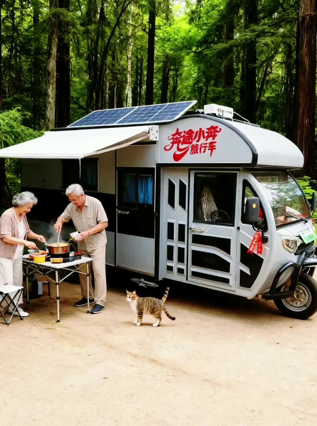 #三轮房车#电动三轮房车#明哥造车#山东奔途电动科技有限公司 #露营...