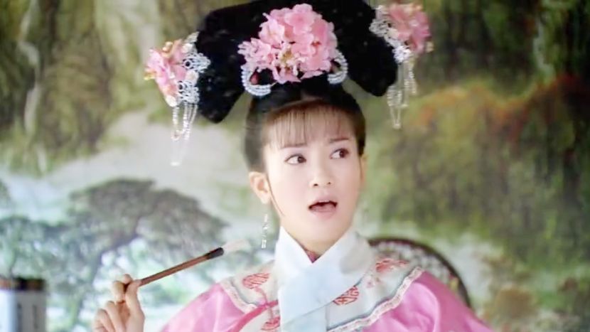 《新还珠格格》小燕子巧妙作诗,惊得皇上眼珠子都掉了下来!