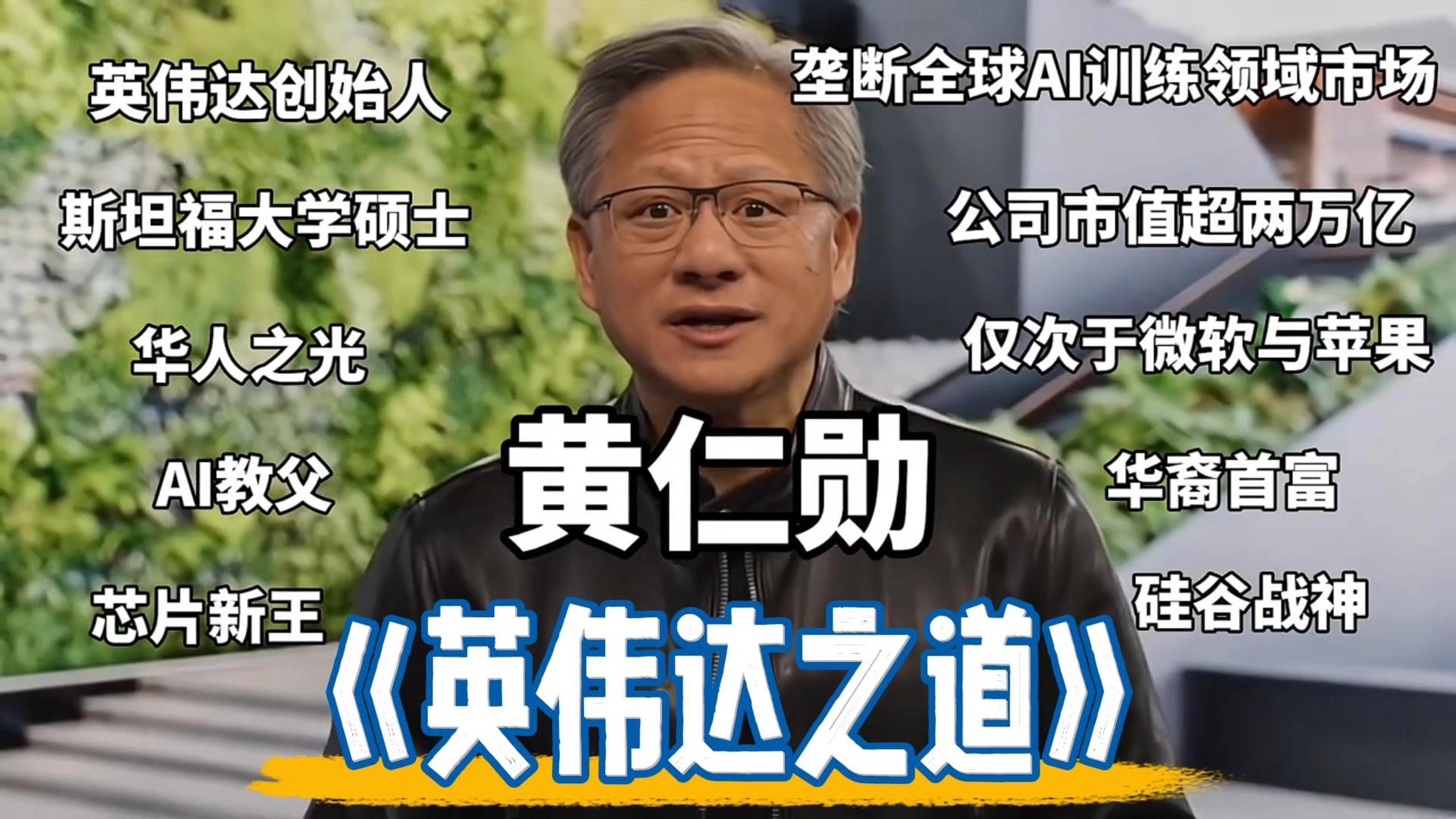 黄仁勋和他的科技帝国《英伟达之道》从濒临破产到全球市值第一