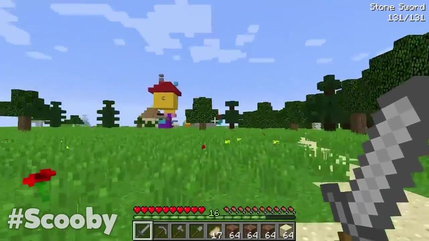 游戏 我的世界MC 两种游戏中的房子