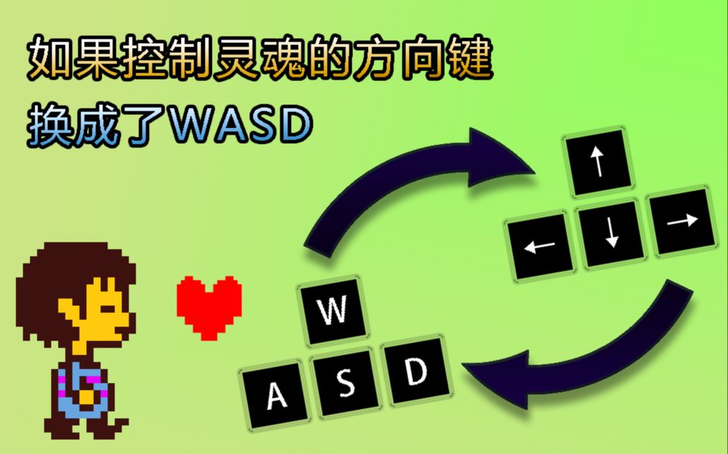 【UT魔改】如果控制灵魂的方向键换成了WASD