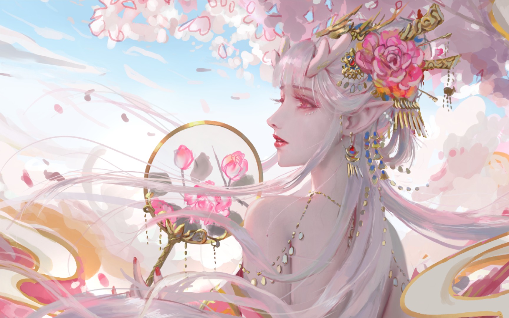 【插画】画张古风壁纸