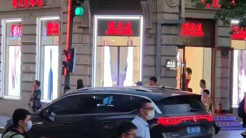 哈尔滨中央大街步行街随拍