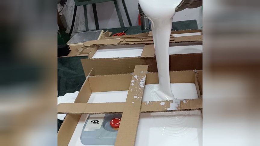 高质量的模具硅胶倒模视频