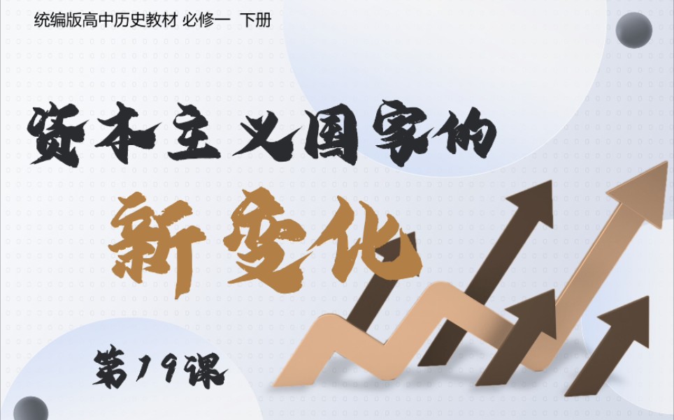 高中历史丨《资本主义国家的新变化》统编版历史教材必修一 下册。...