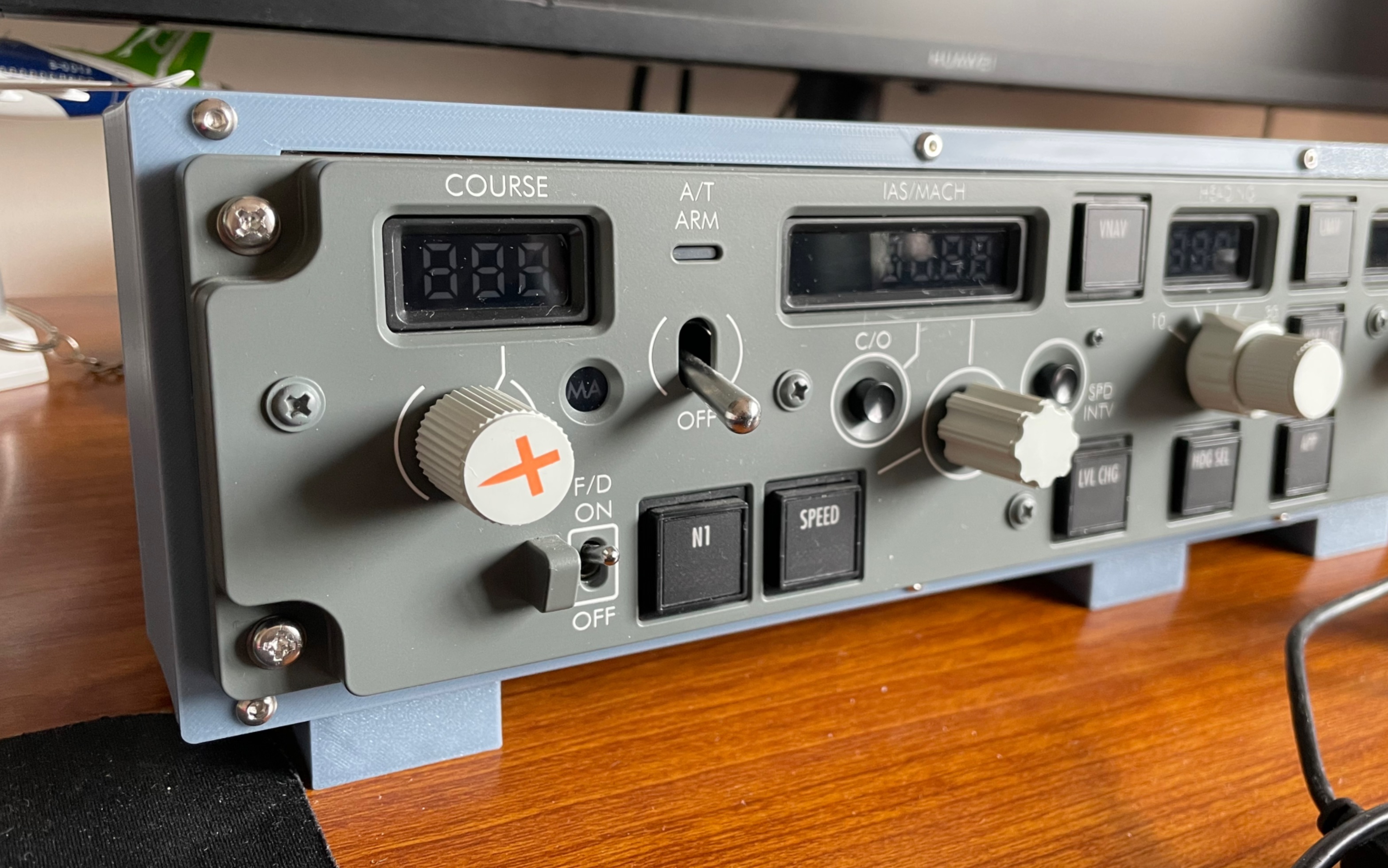 diy模拟飞行波音737mcp面板支架