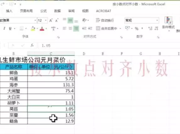 excel2016技巧5-3:按小数点对齐小数【陈教授】