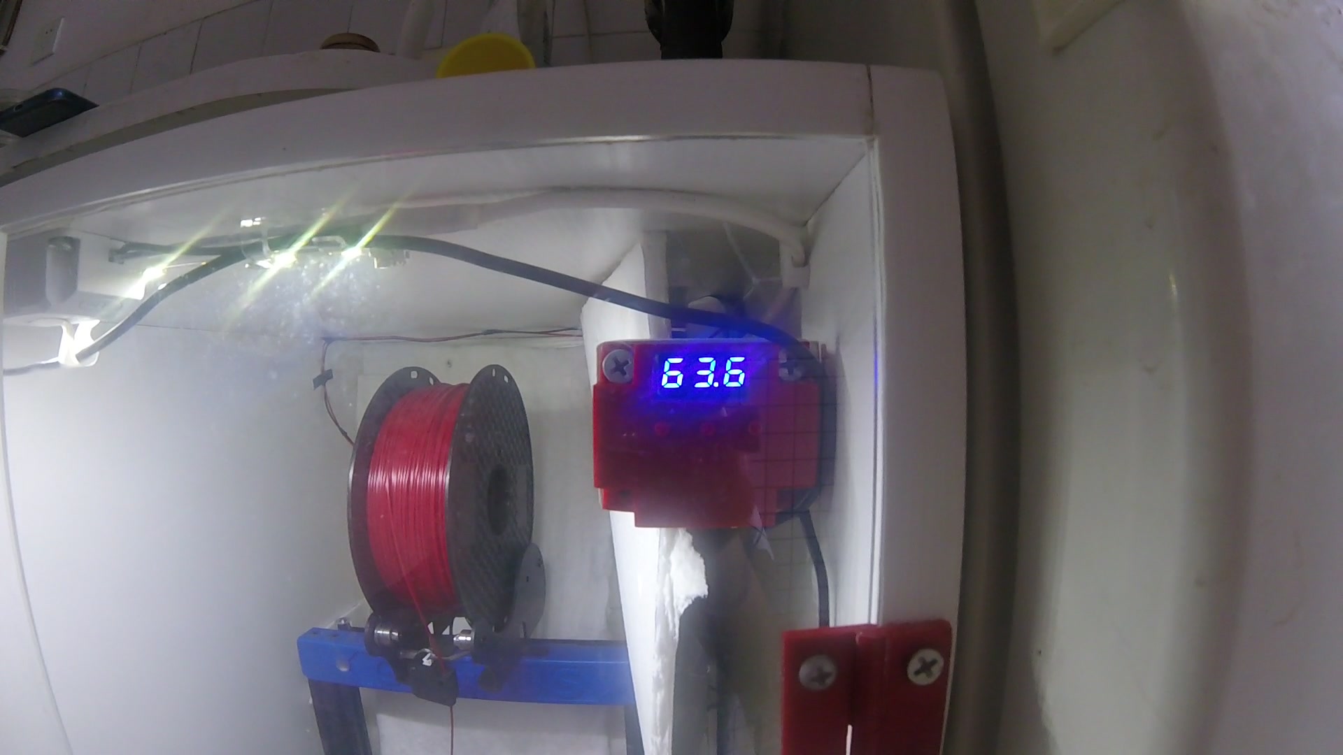 给3d打印机做了个自动控温的保温箱