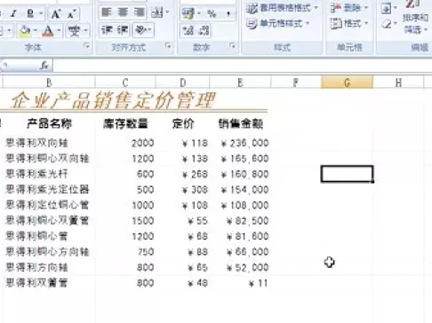 3.2 表格边框与底纹设置