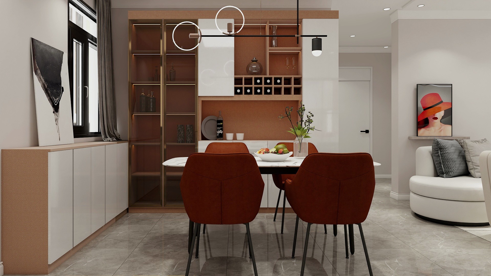 极简风格餐厅厨房设计