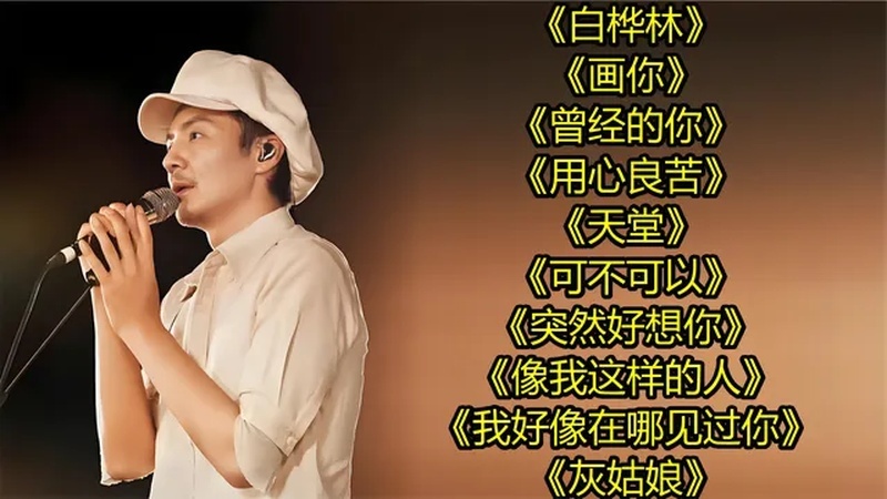 《白桦林》《画你》《曾经的你》《用心良苦》《天堂》