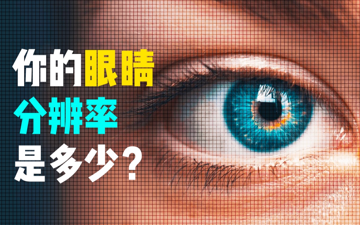 你的眼睛分辨率是多少?