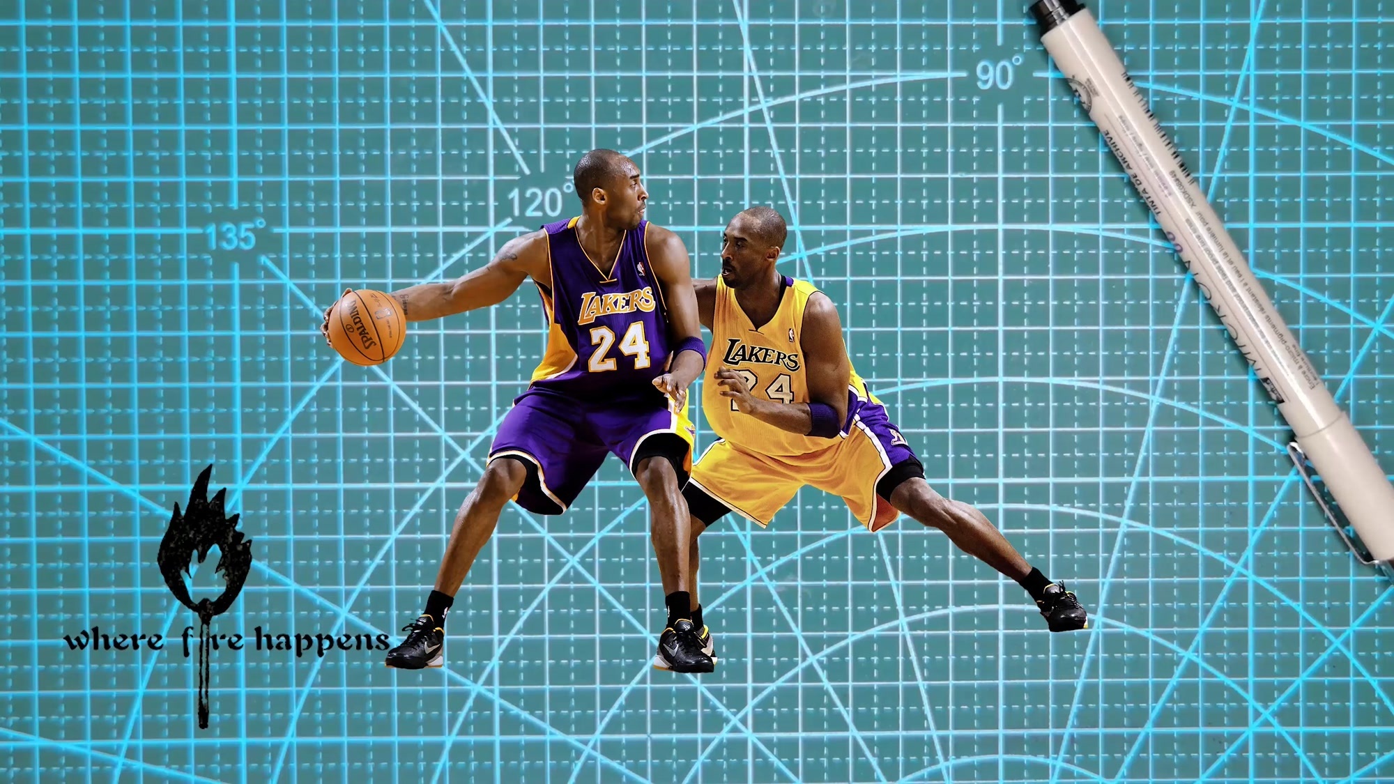 手绘翻页动画,记忆中的科比时刻,从未离去!mamba never out!