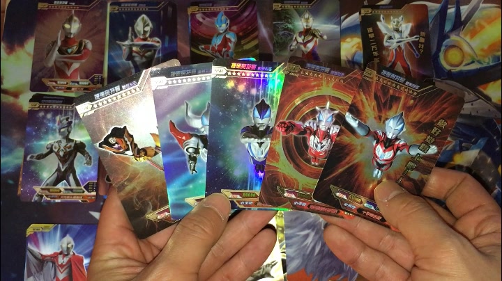 奥特曼X档案截止第八弹10星SSR,UR稀有卡展示(最后有装到集卡册里...