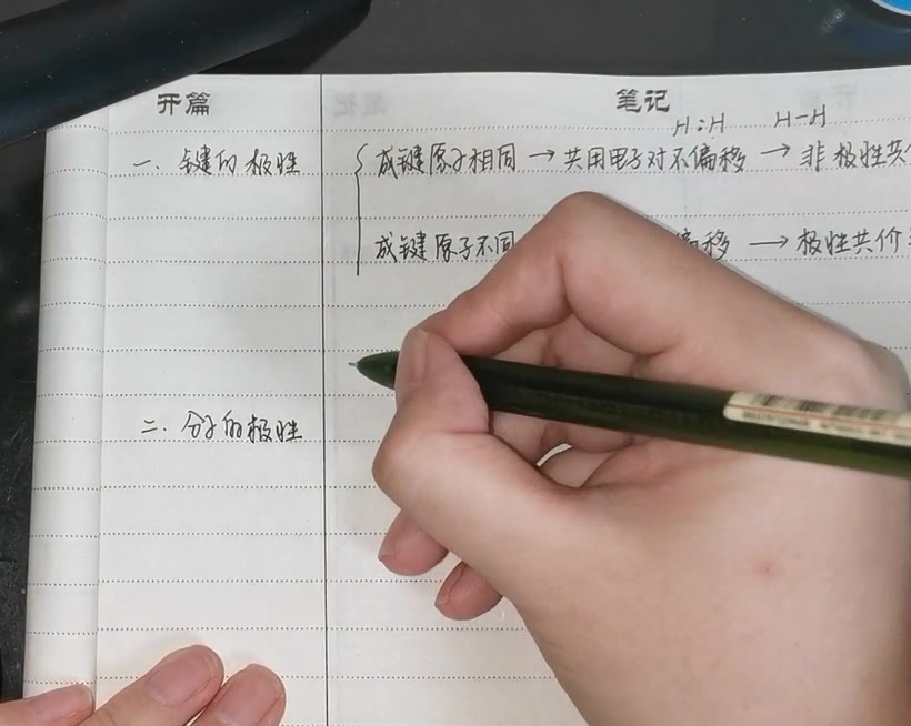 键的极性和分子的极性