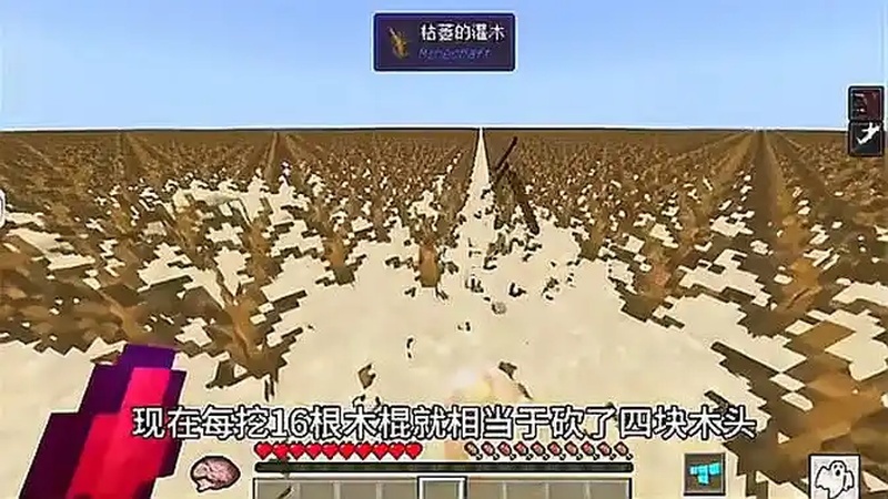 我的世界游戏:雾中人+枯木沙漠 枯雾沙漠生存