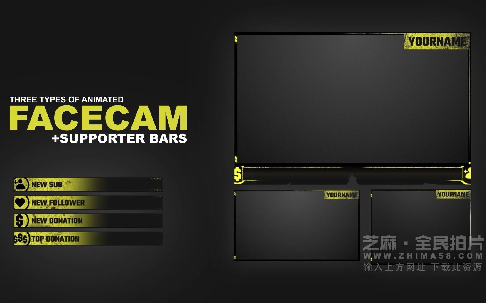 AE模板 游戏直播电竞包装素材 Stream Packages