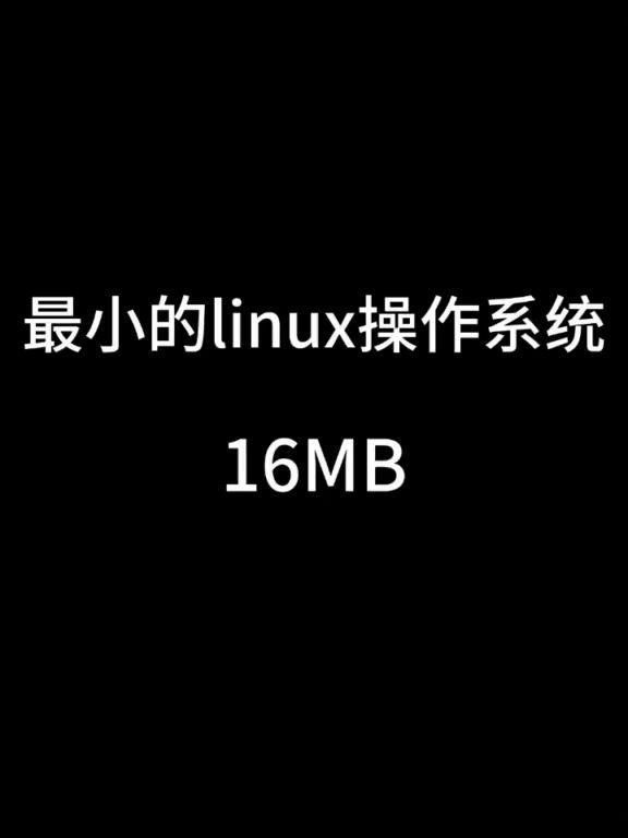 最小的Linux操作系统,16MB你用过吗