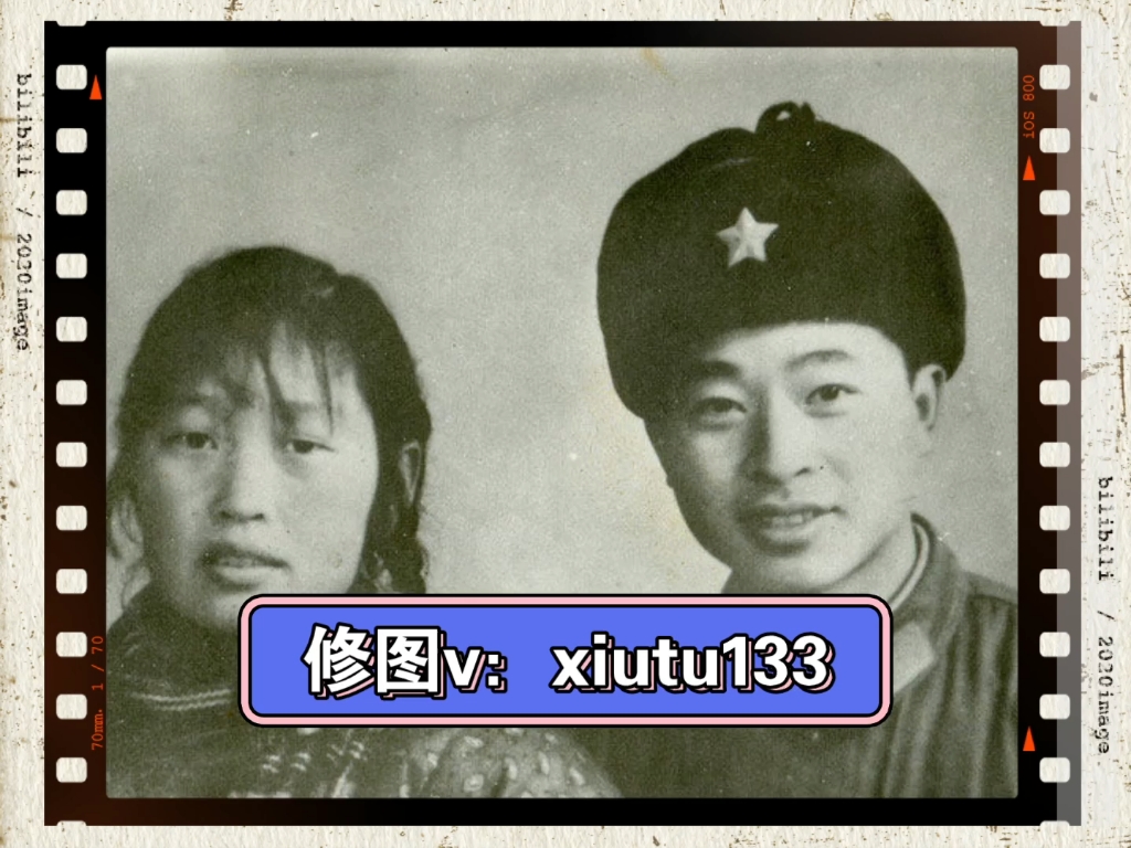 老兵老照片修复翻新上色,老兵旧照片精修放大高清还原