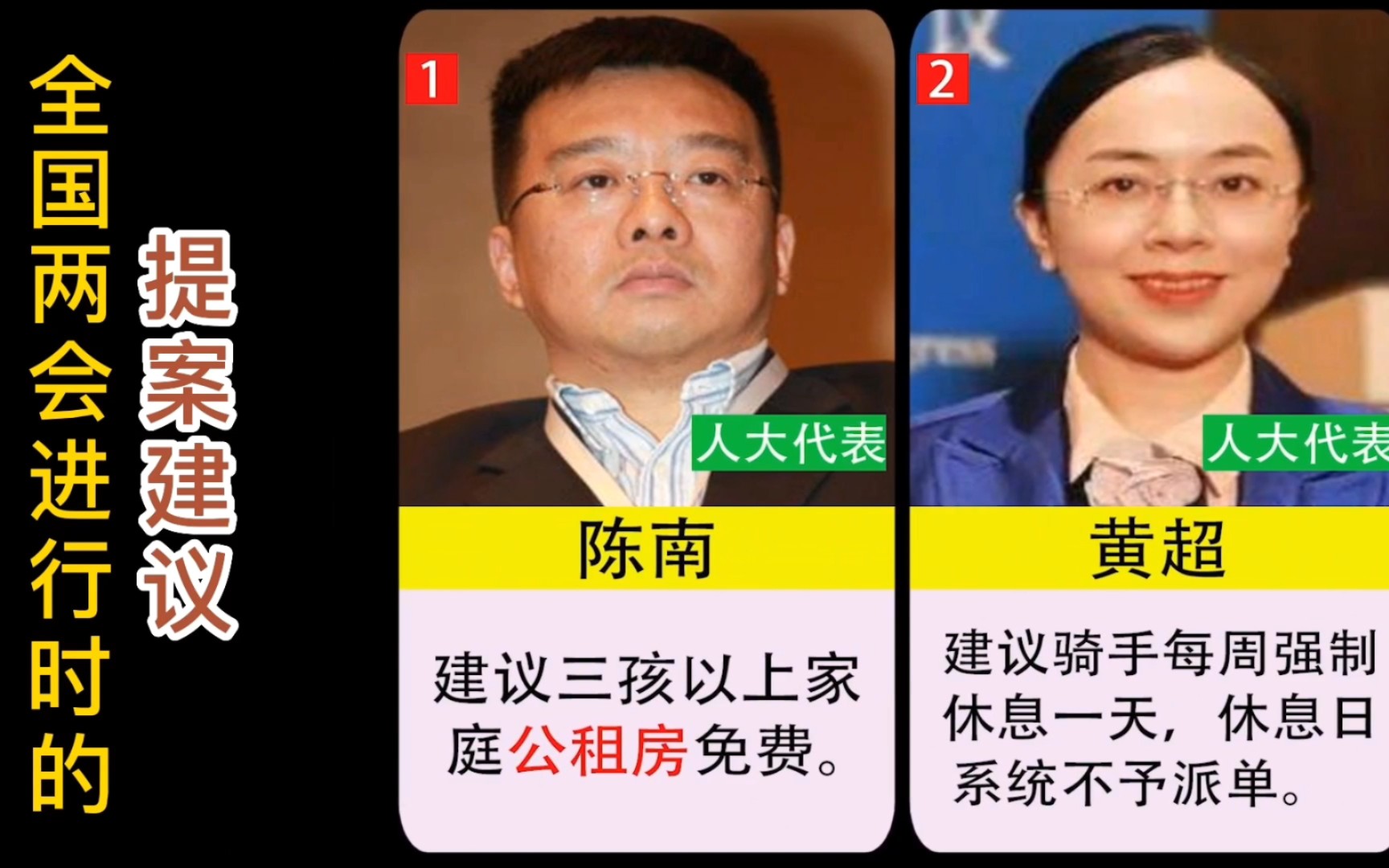 全国两会进行时的提案建议,你知道几个?