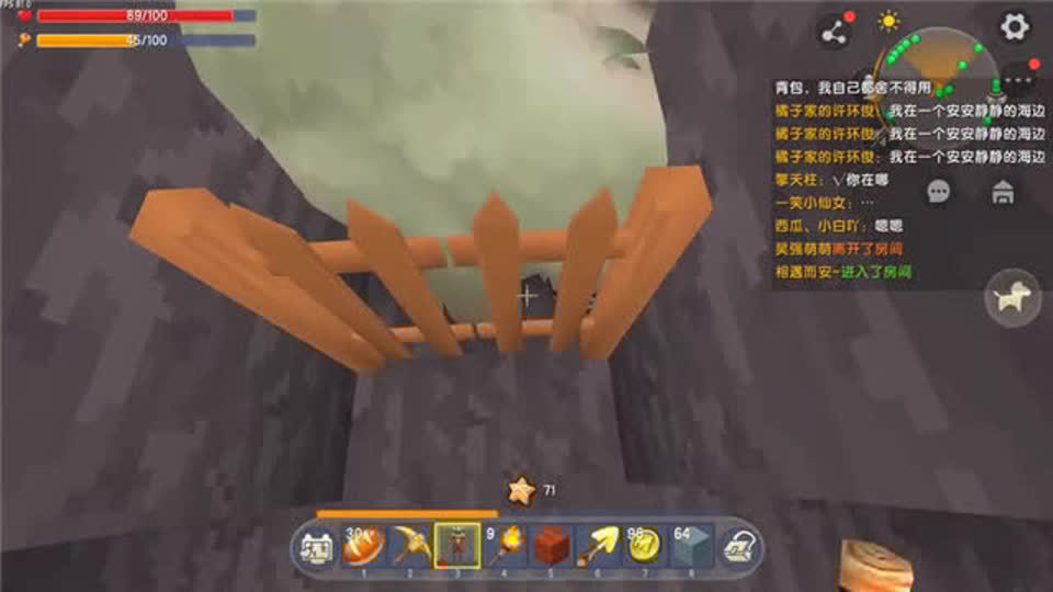 迷你世界:矿洞生存,这里是储物室,超多物资