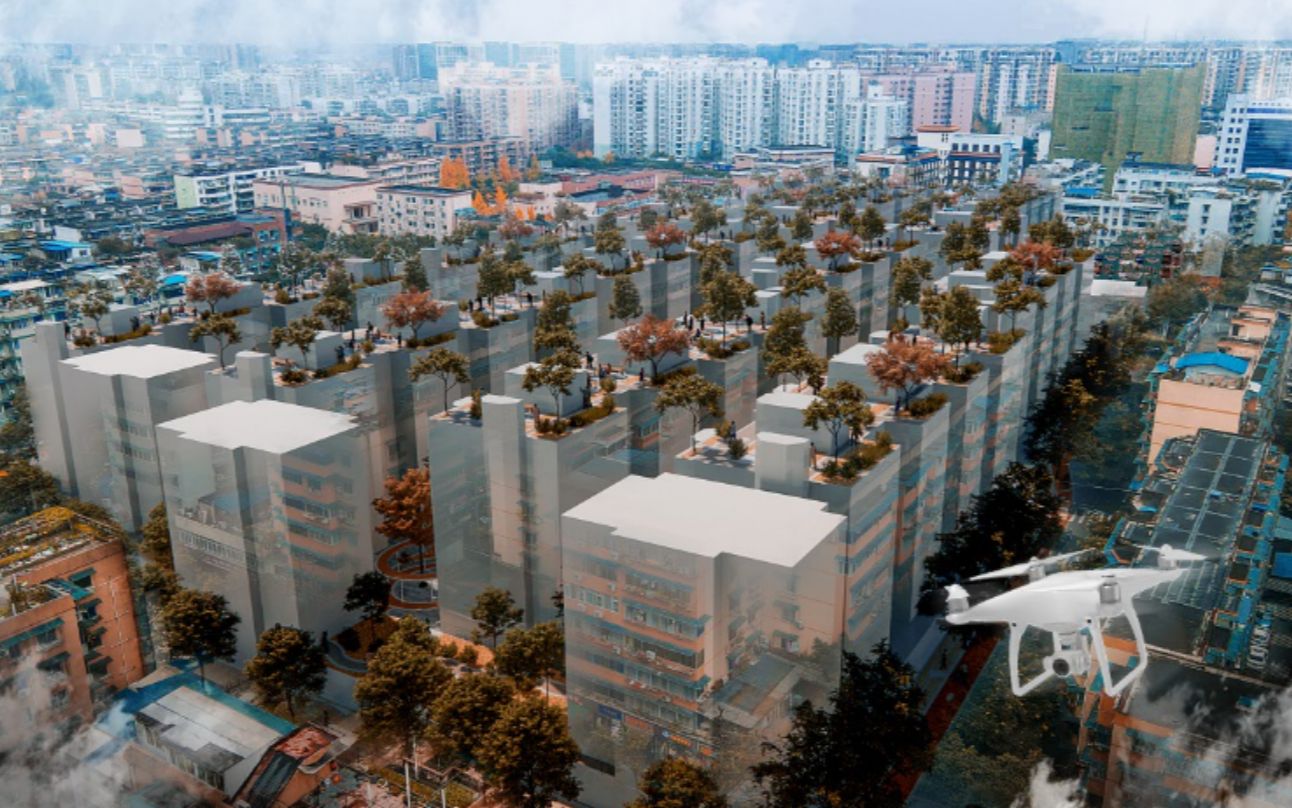 景观设计方案—鸟瞰图