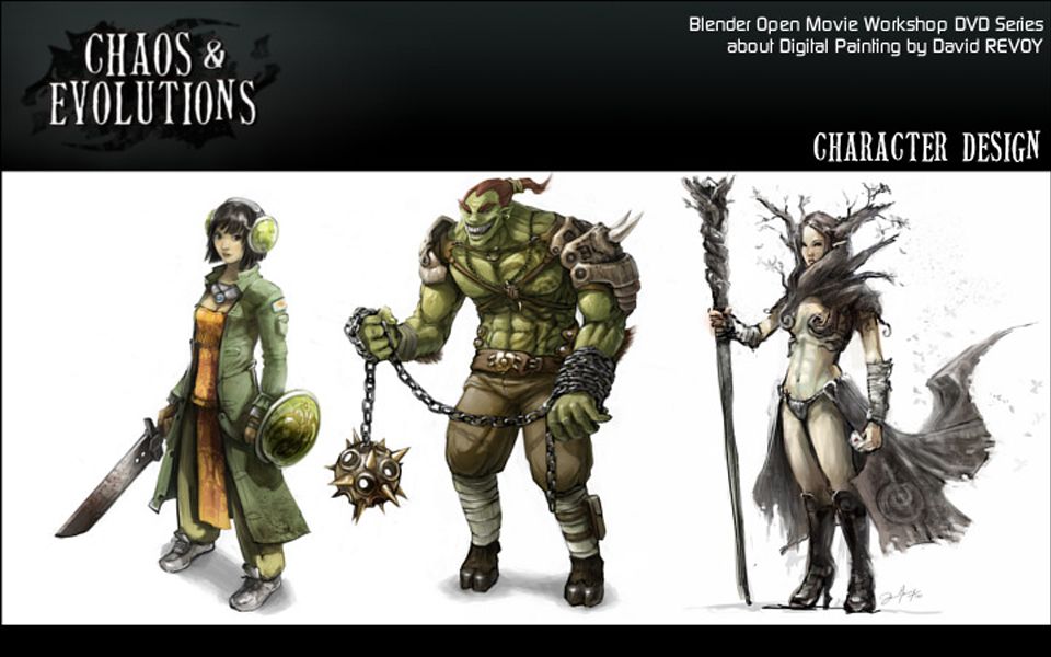 Blender官方推出的第5套教程(GIMP等多款软件绘画案例)