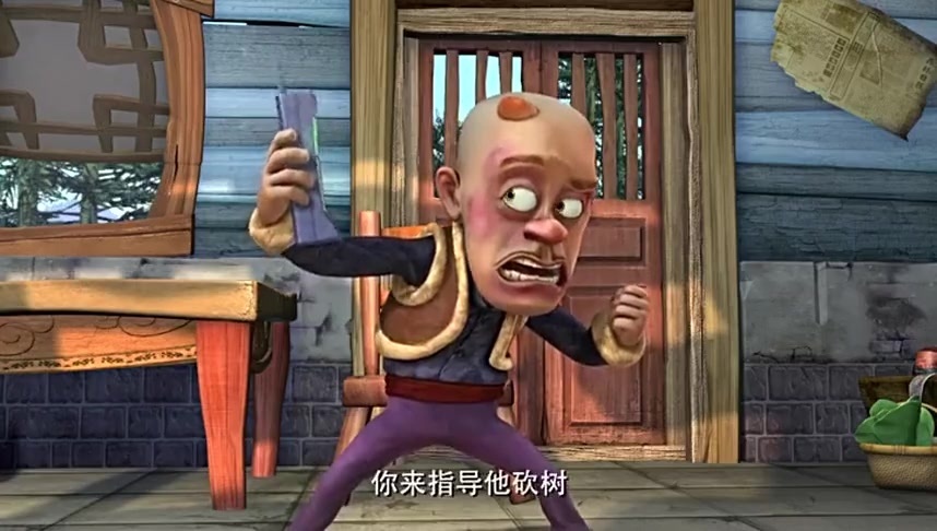 熊出没之夺宝熊兵:光头强还想回家呢,李老板要给他派个帮手!