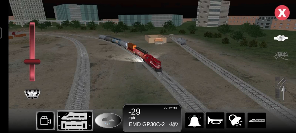 火车模拟器火车场(出轨)