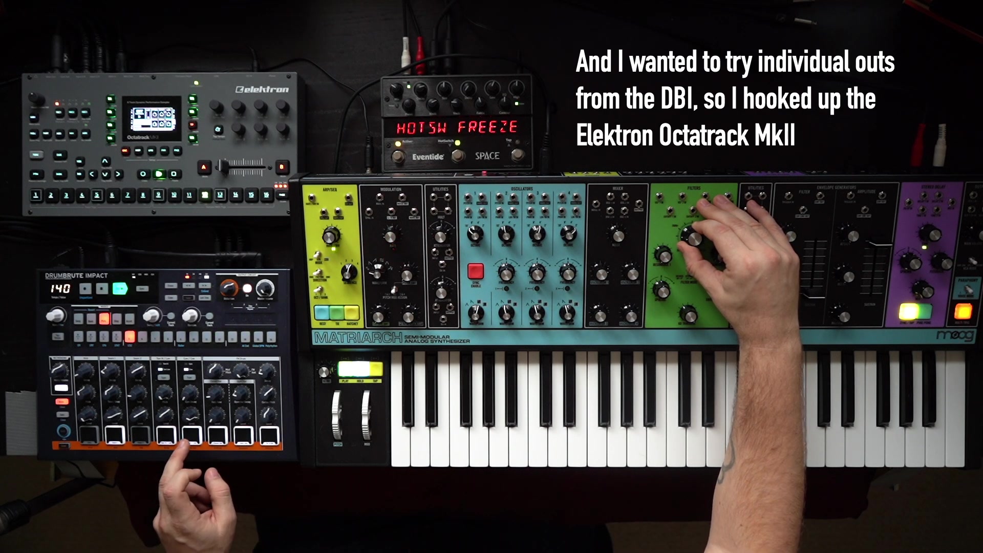 超凡脱俗的合成器电子乐!Moog Matriarch + Eventide Space — Bass ...
